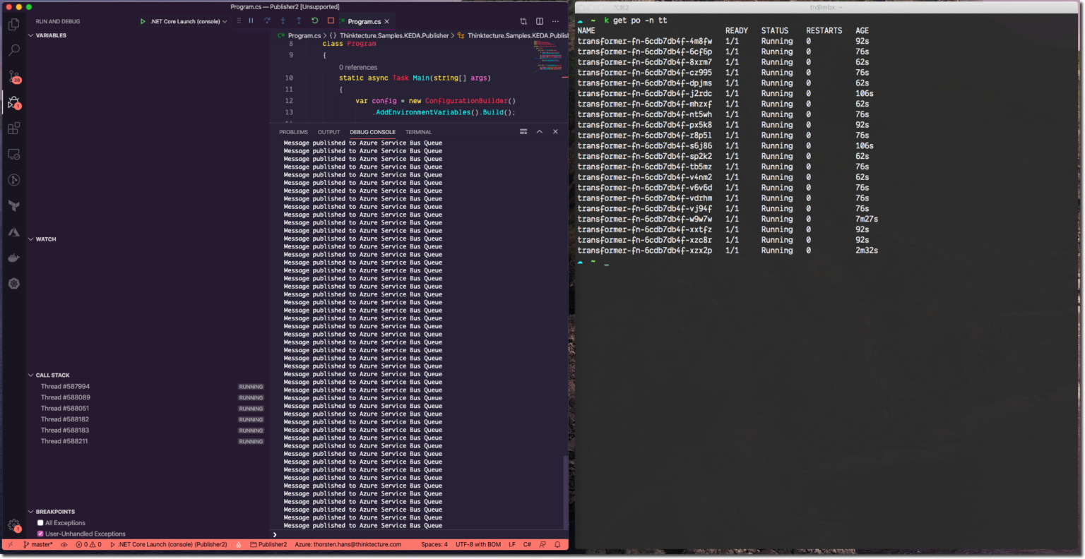 Serverless Workloads In Kubernetes With KEDA - Thinktecture AG
