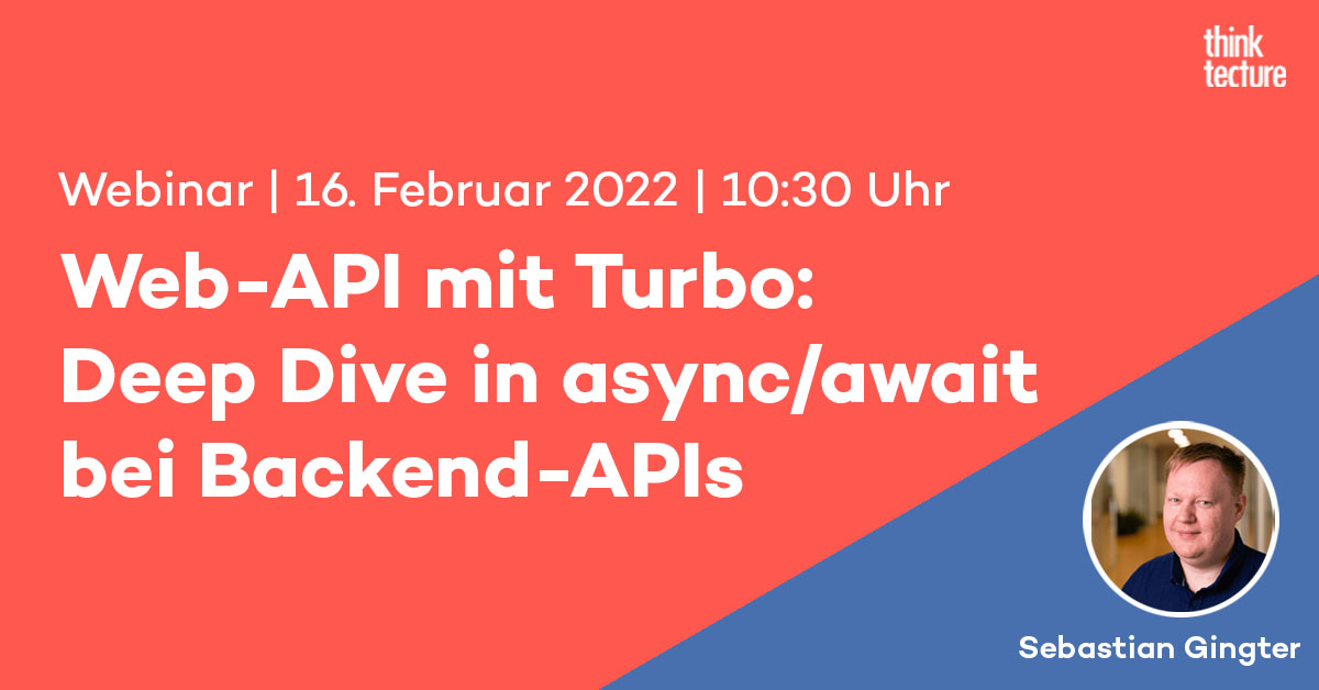 Sebastian Gingter, Experte bei Thinktecture