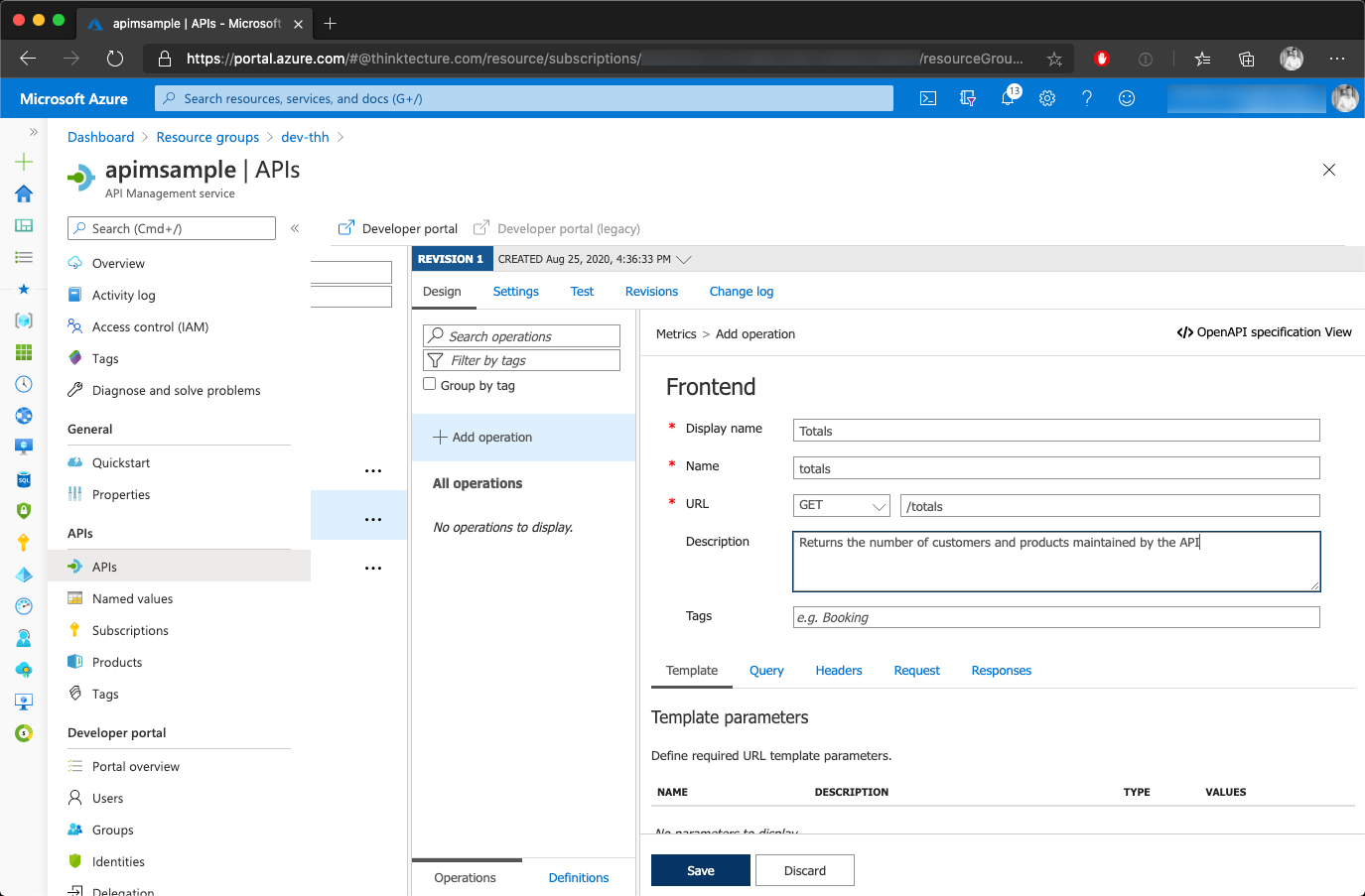 Exposing APIs Using Azure API Management - Thinktecture AG