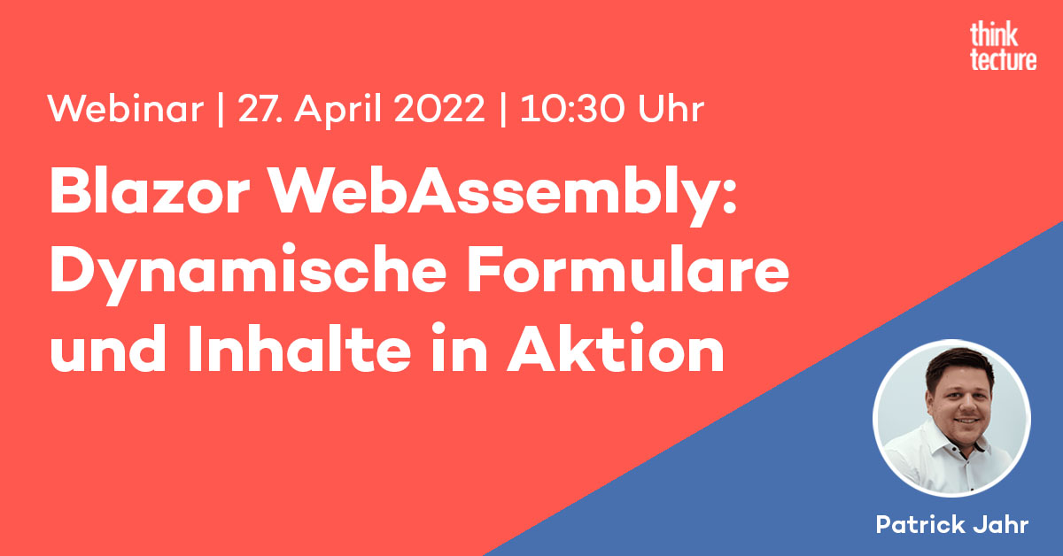 ASP.NET Core Blazor WebAssembly - Thinktecture AG