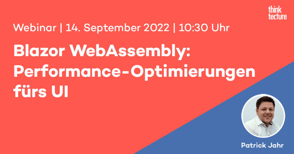 ASP.NET Core Blazor WebAssembly - Thinktecture AG