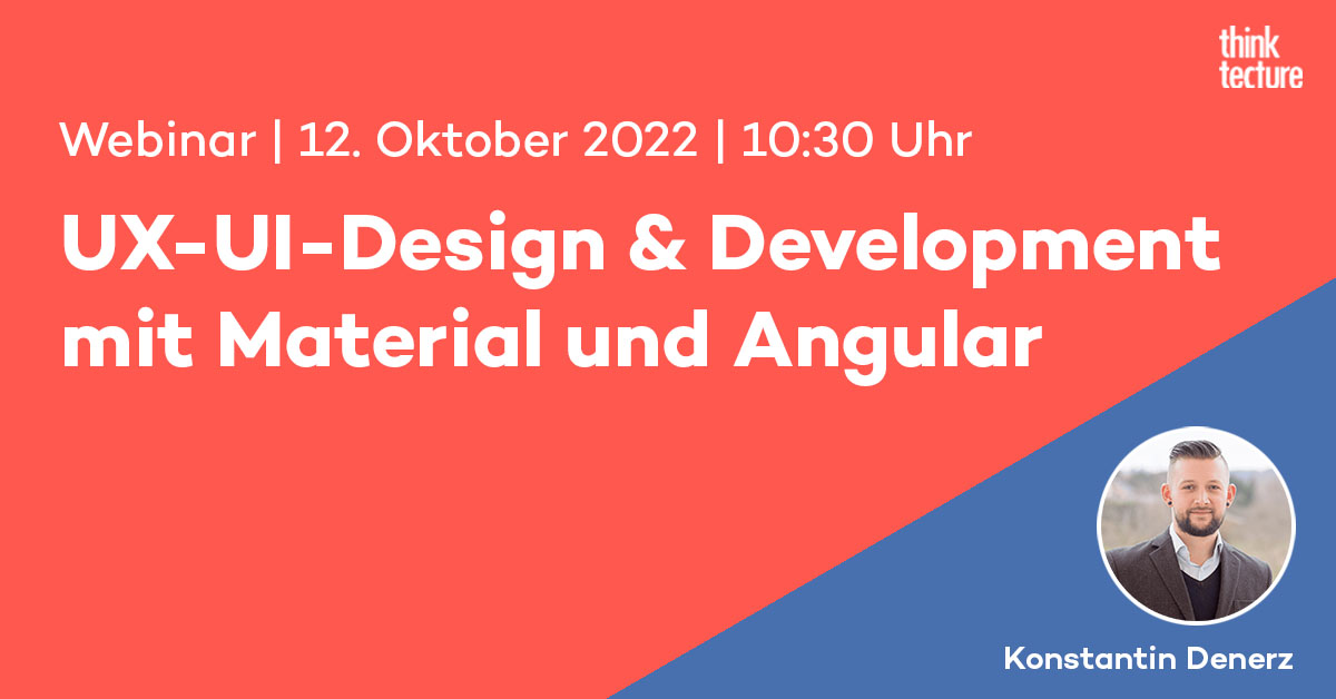 Angular Beratung und Consulting mit Thinktecture Experten