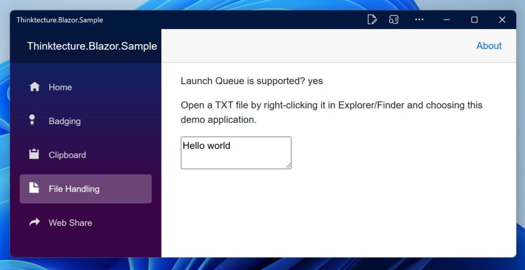 Adding Superpowers to your Blazor WebAssembly App with Project Fugu APIs - Thinktecture AG