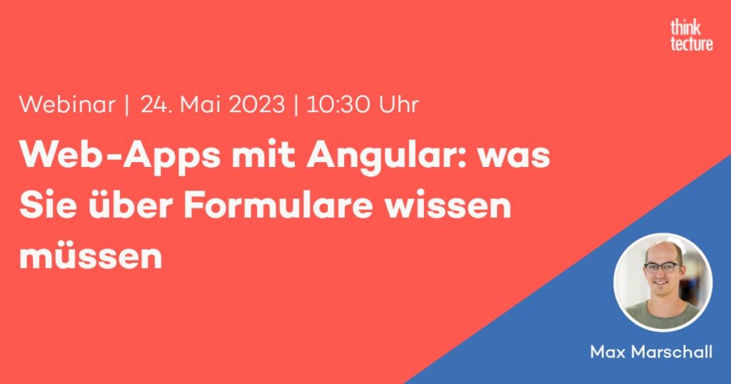 Angular Beratung und Consulting mit Thinktecture Experten