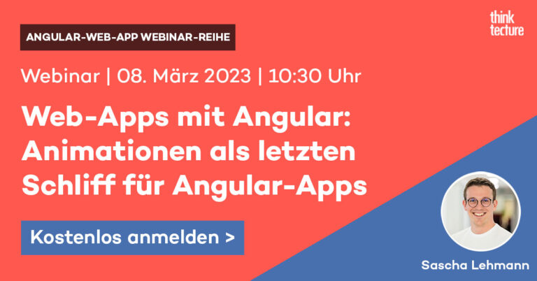 Komponentenbasierte UX (User Experience) für Angular-Apps - Thinktecture AG