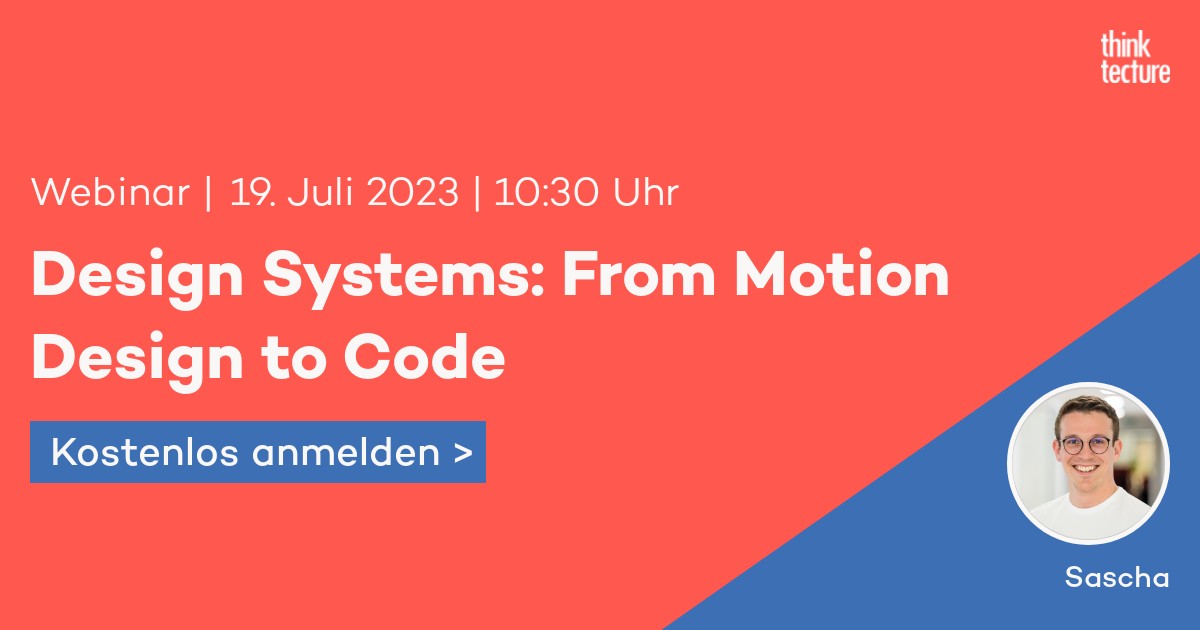 Angular Beratung und Consulting mit Thinktecture Experten
