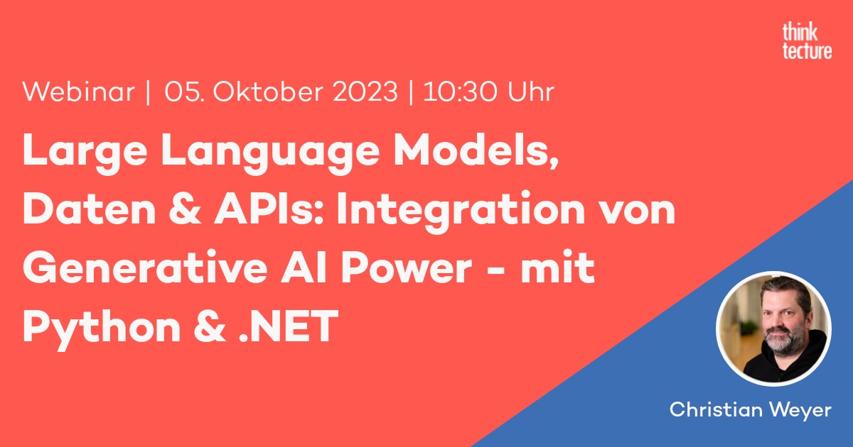 .NET Beratung mit Thinktecture-Experten