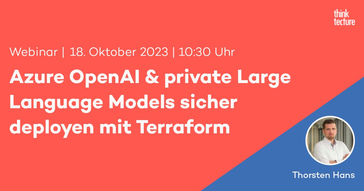 Webinare - Thinktecture AG