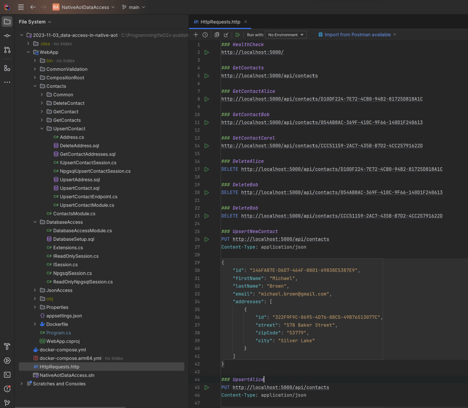 Data Access in .NET Native AOT with Sessions - Thinktecture AG